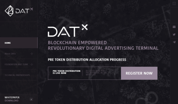 DATx. Zdecentralizowany serwis reklamowy • ebizPRO.pl